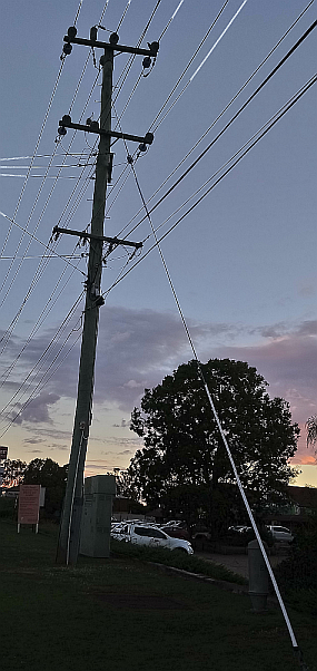 Timber Pole as Strut – Poles 'n' Wires